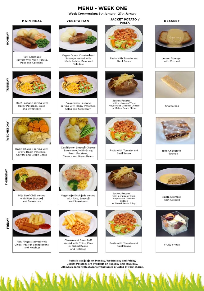 Orchard Infant School - School Meals